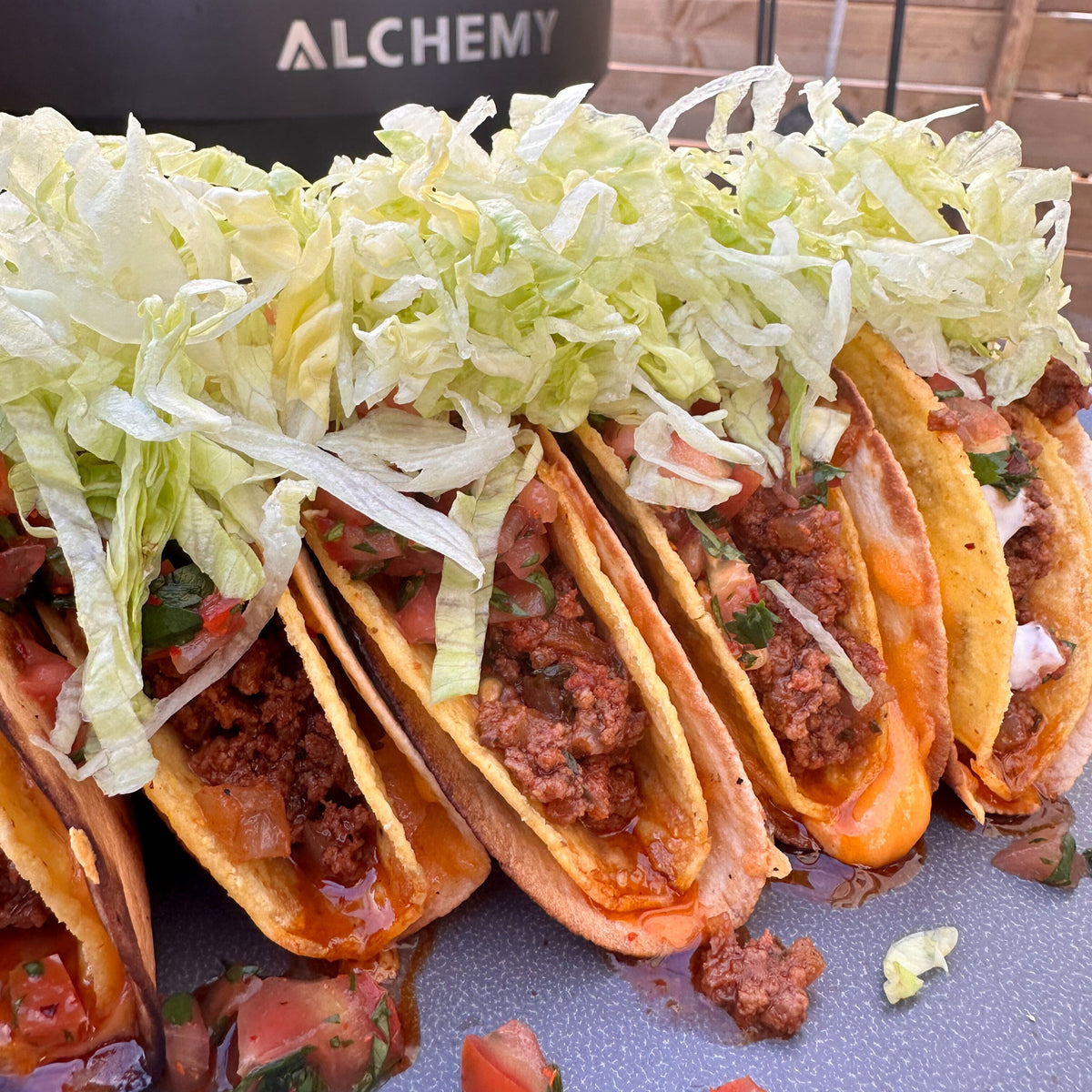 Taco Bell Cheesy Gordita Crunch Tacos Dupe – Alchemy Grills
